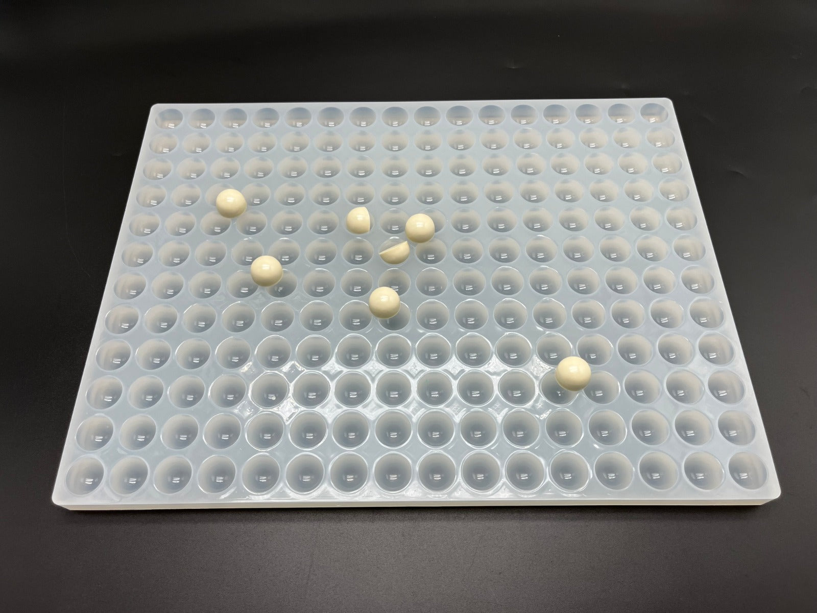 2.8mL Half-Sphere Silicone Mold - 192 Cavities | Gummy Molds